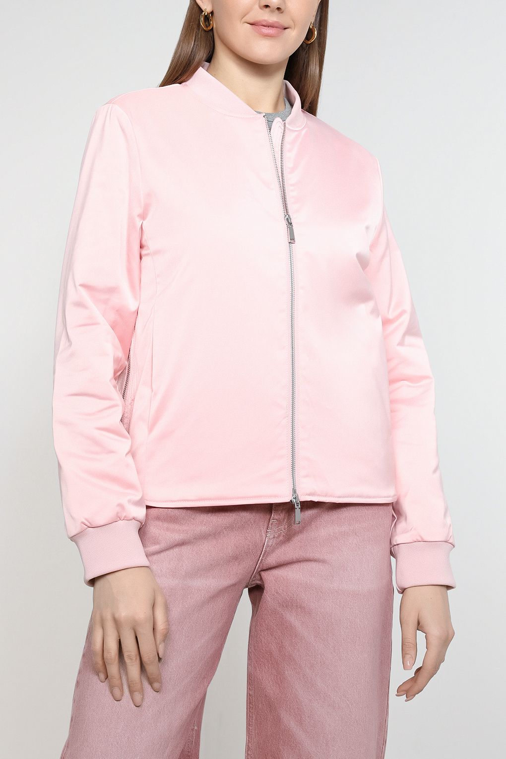 Бомбер женский Esprit Collection 013EO1G329 розовый XL