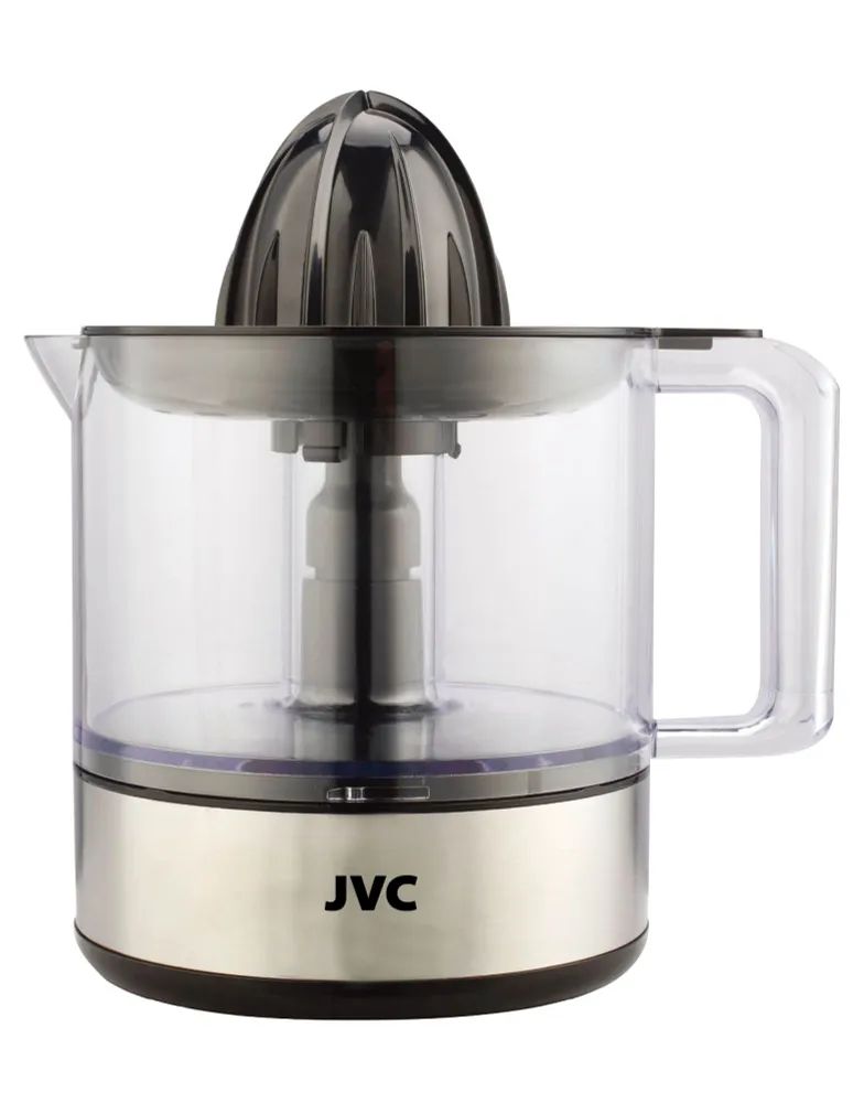 Соковыжималка для цитрусовых JVC JK-JC2010 серебристая, черная
