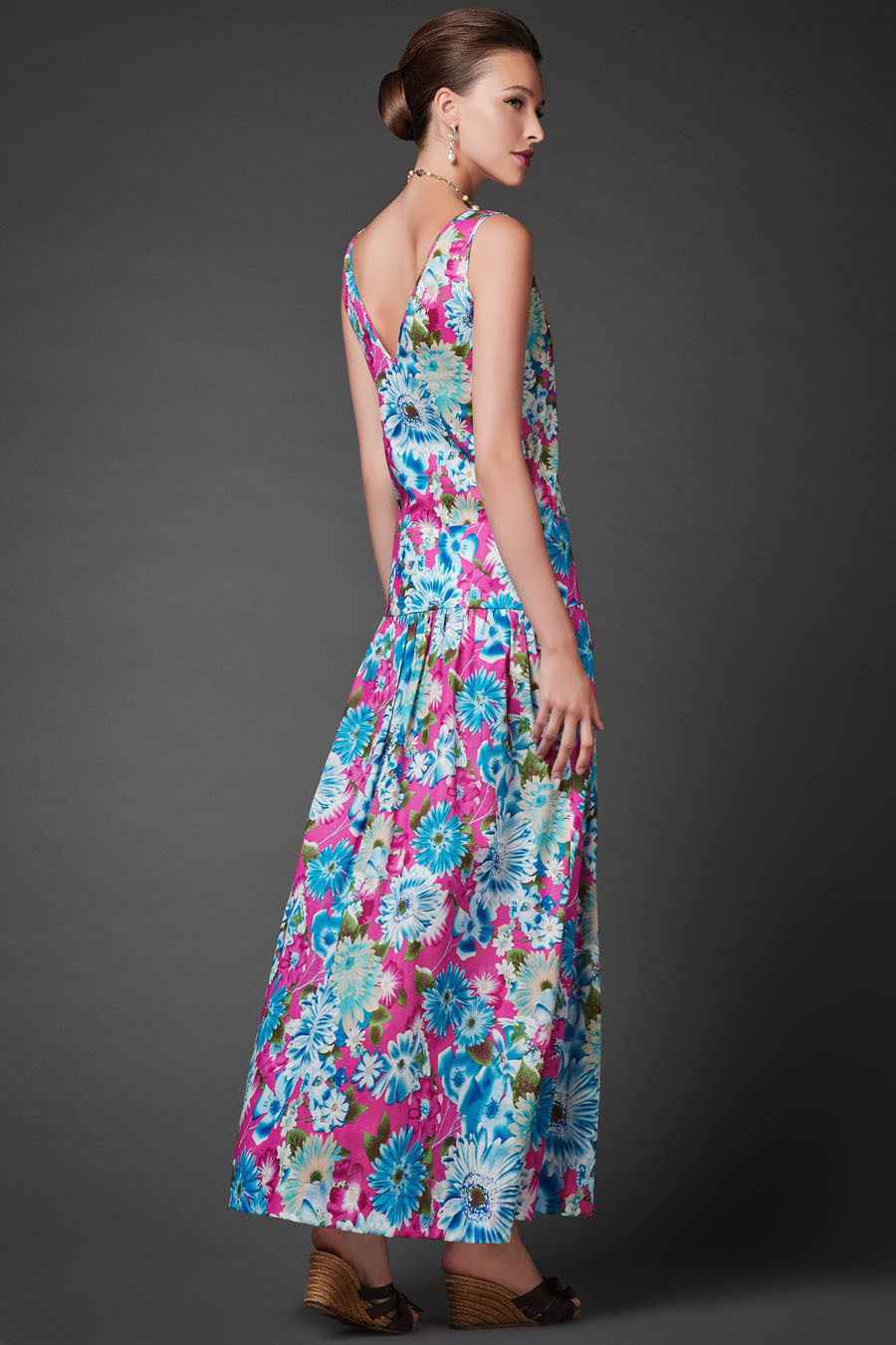Платье женское Арт-Деко P-810 розовое 44 RU