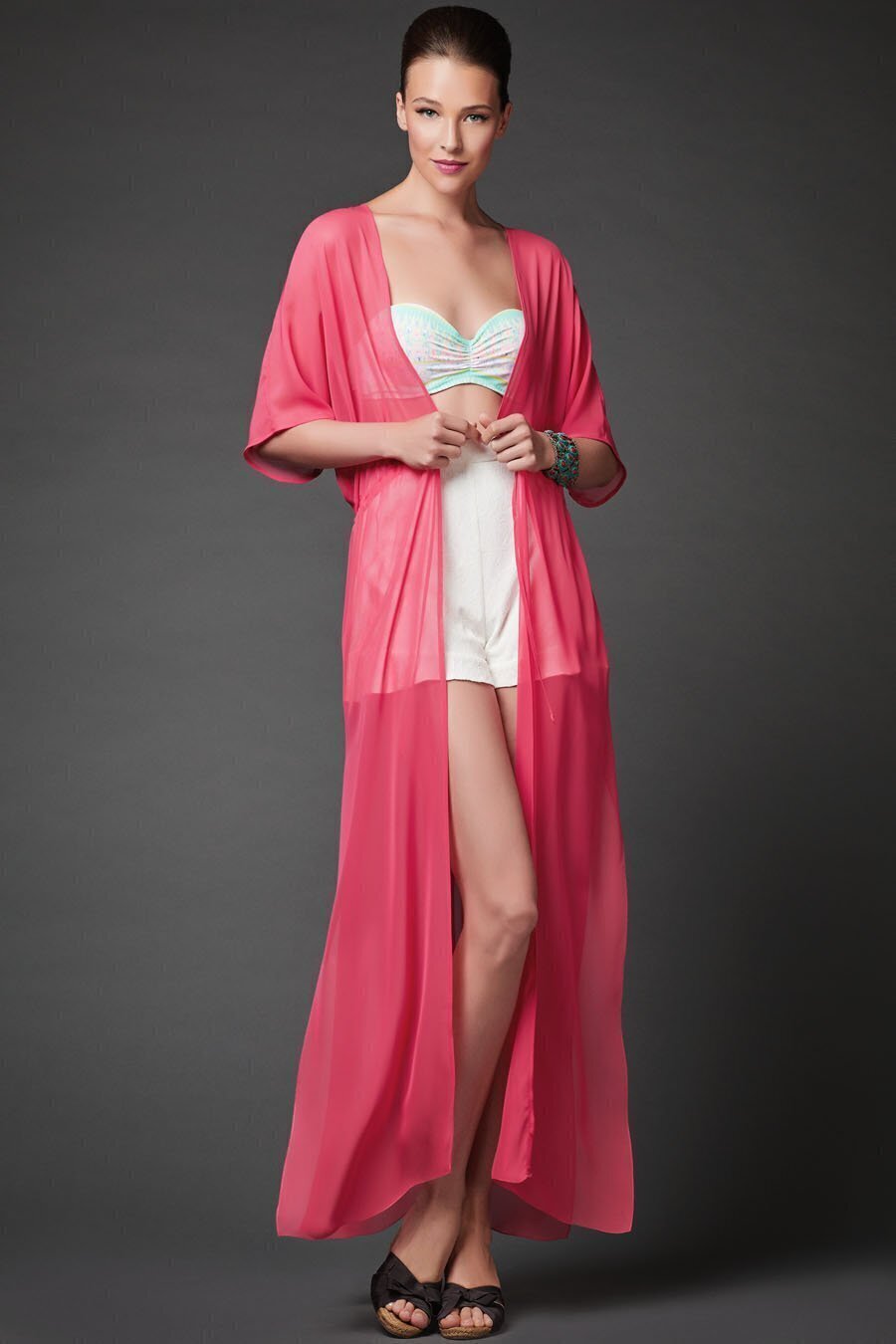 Платье женское Арт-Деко P-814 розовое 44 RU