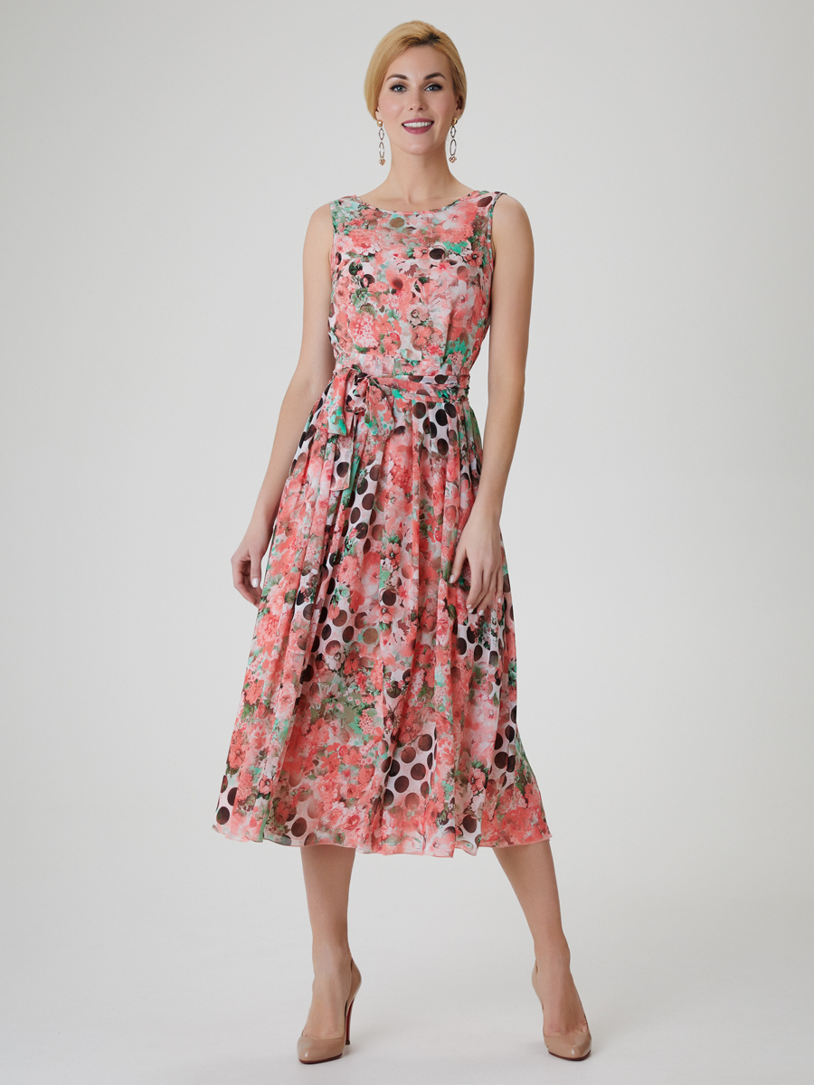 Платье женское Арт-Деко P-844 розовое 42 RU