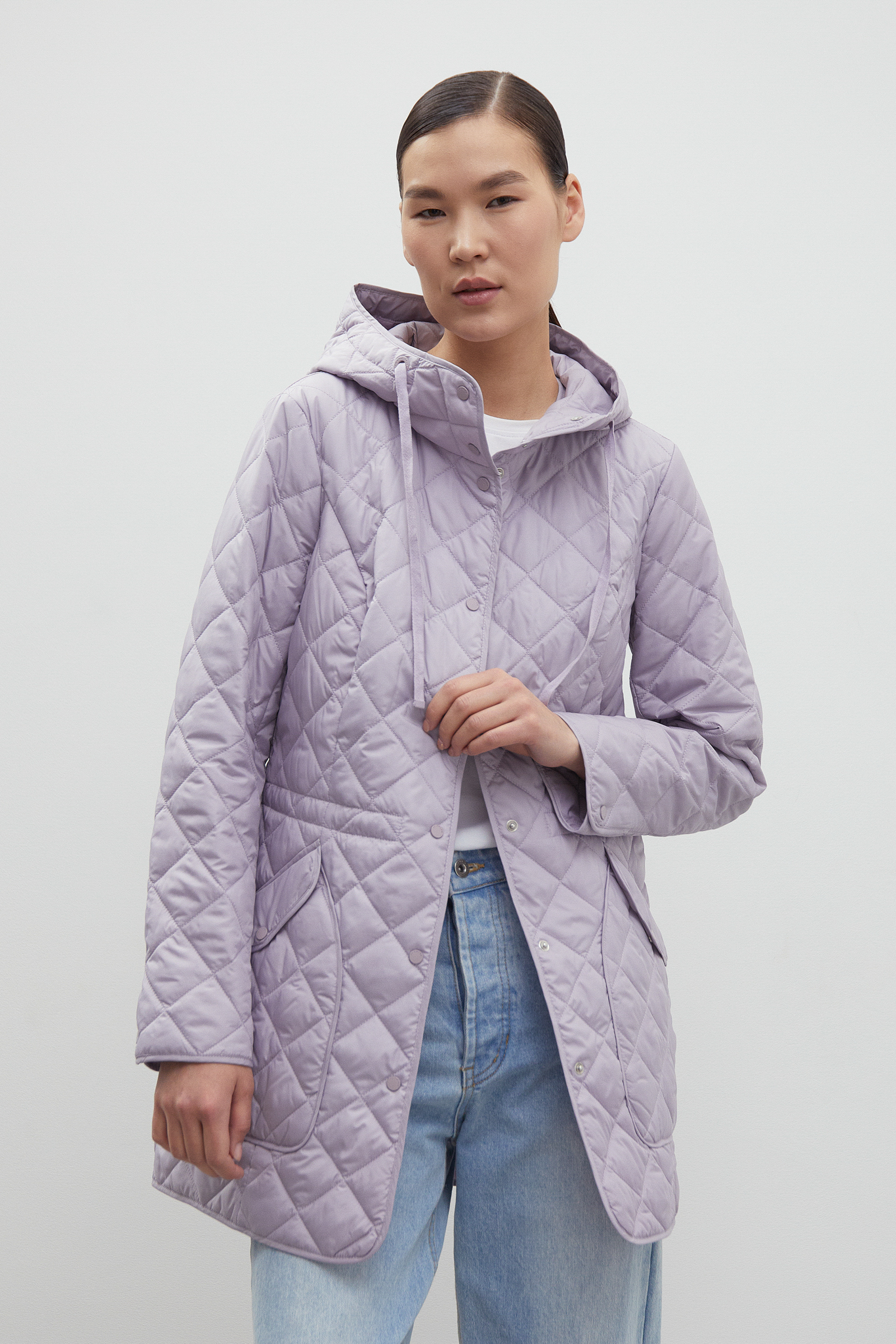 Куртка женская Finn Flare BAS-10088 фиолетовая XL