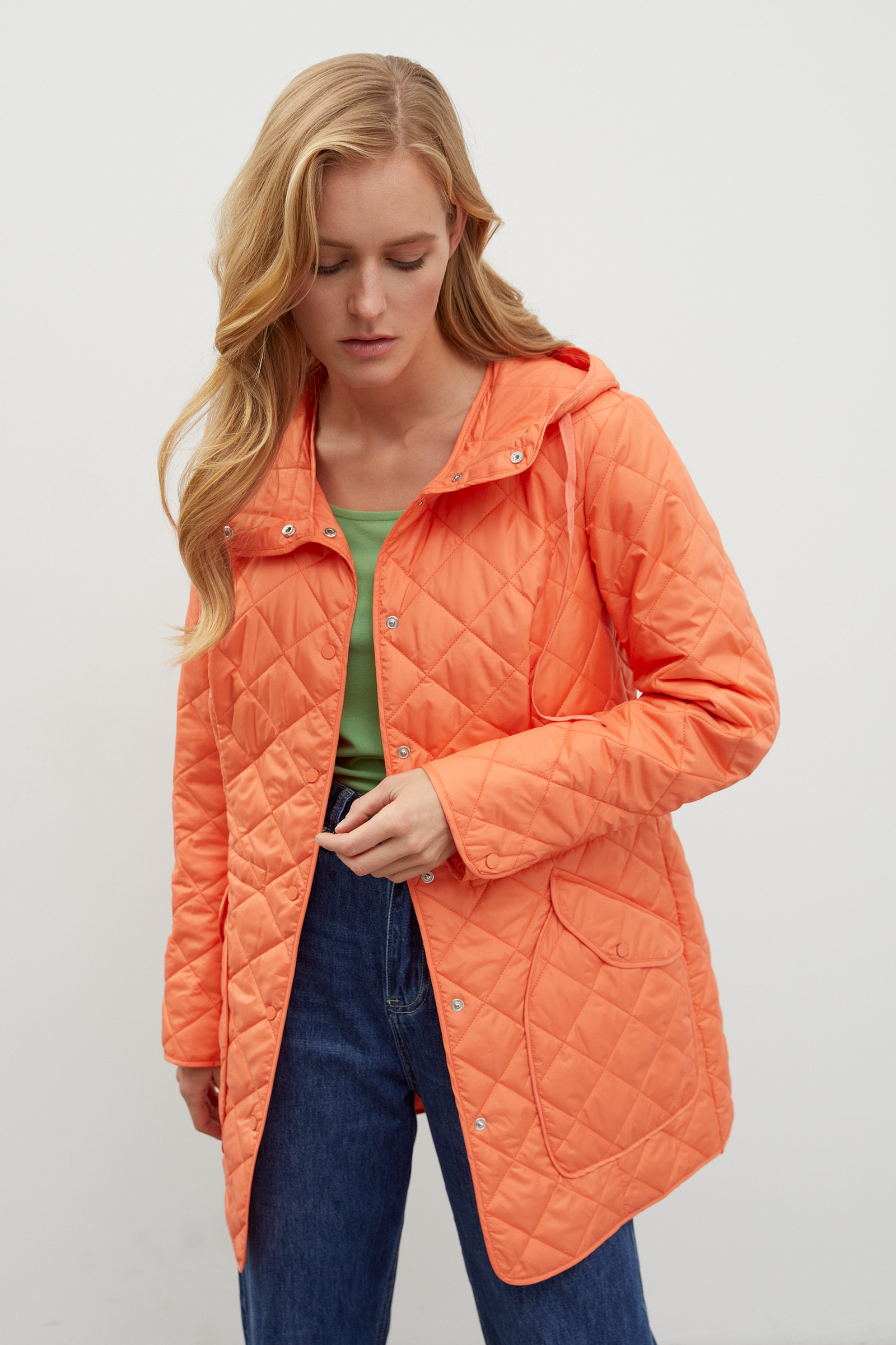 Куртка женская Finn Flare BAS-10088 оранжевая M
