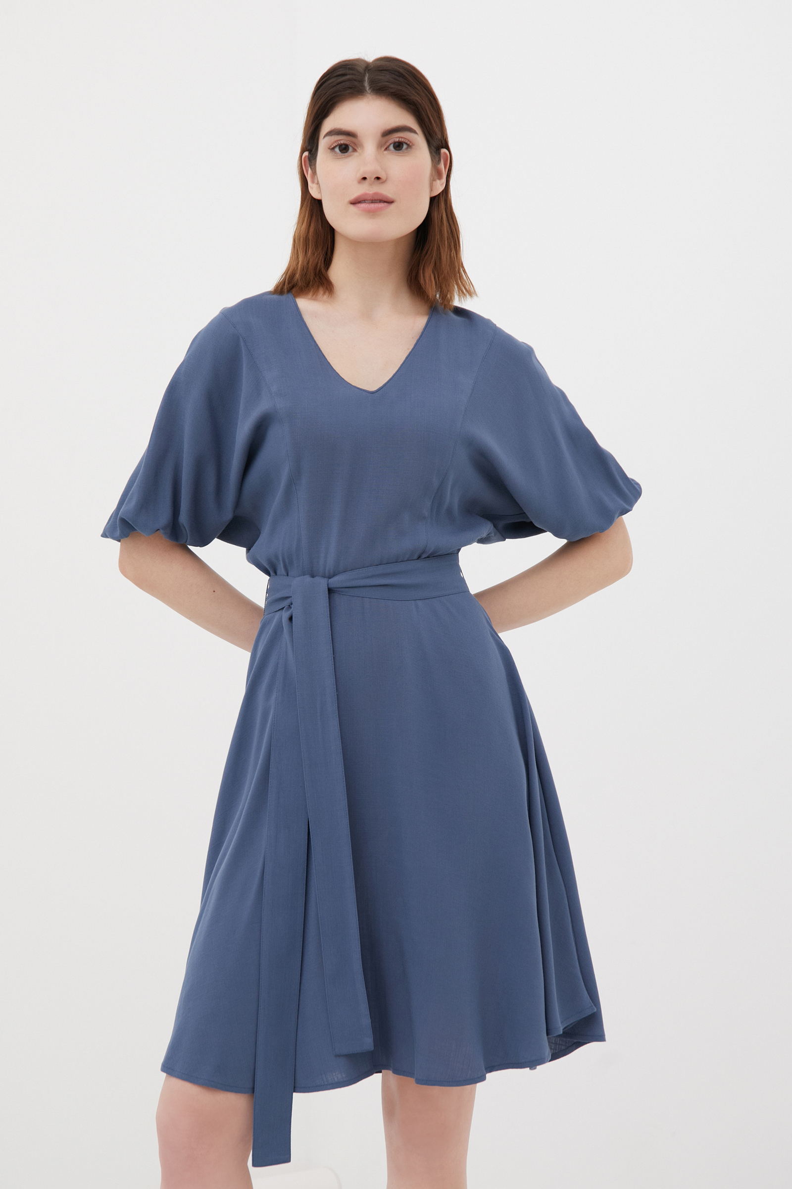 Платье женское Finn Flare FSC11036 синее M