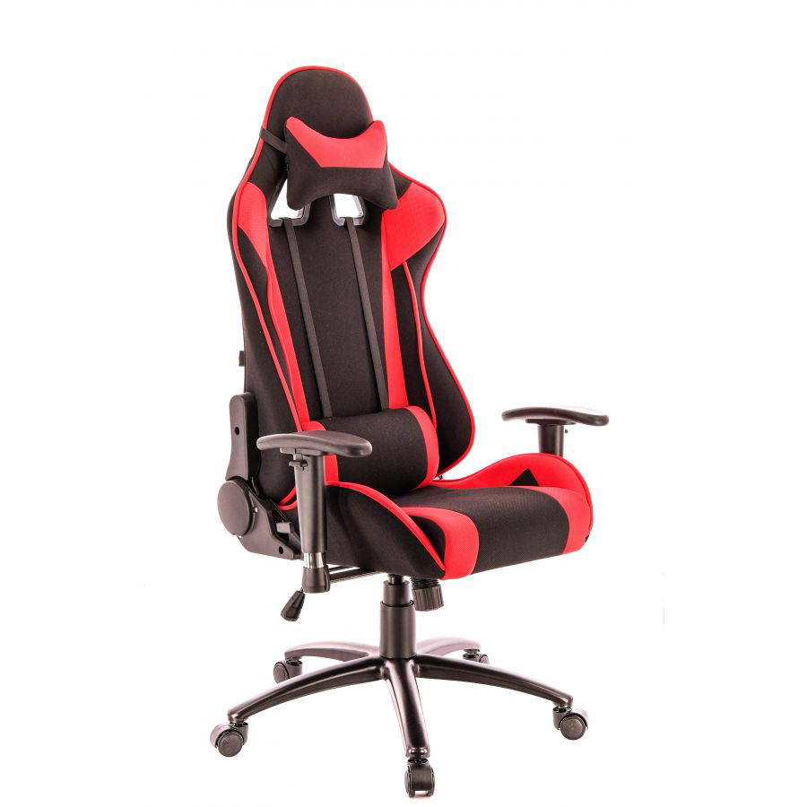 Игровое кресло EverProf Lotus S4 Ткань Черная/Красный