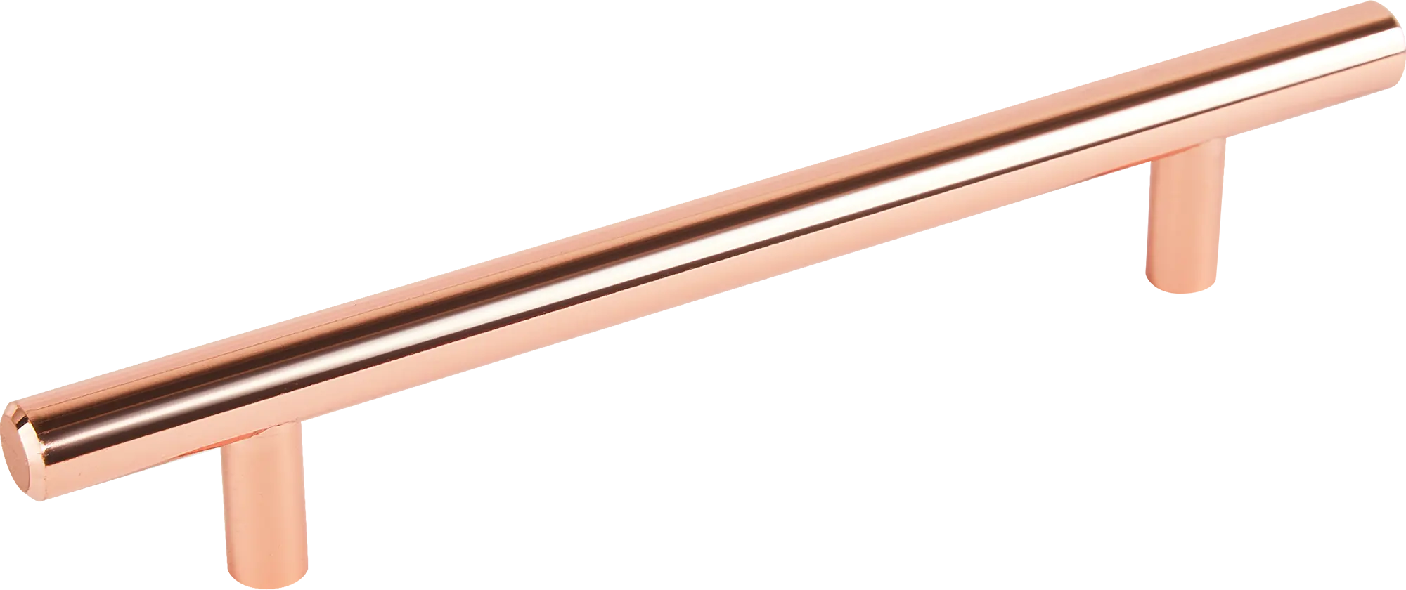 Ручка-рейлинг Prz металл D12 128 мм цвет медь