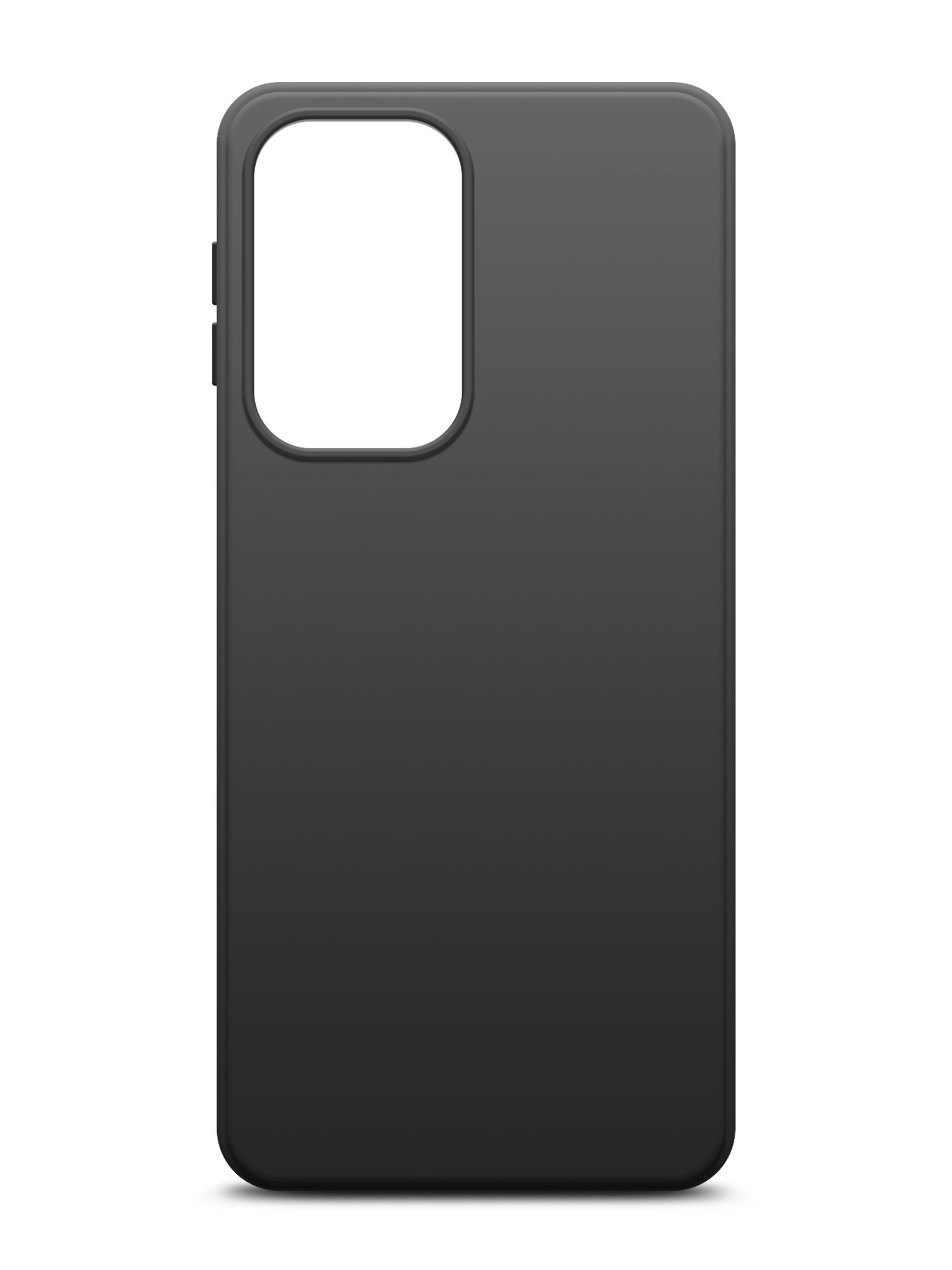 Чехол Brozo на Samsung Galaxy A53, силиконовый черный(матовый)