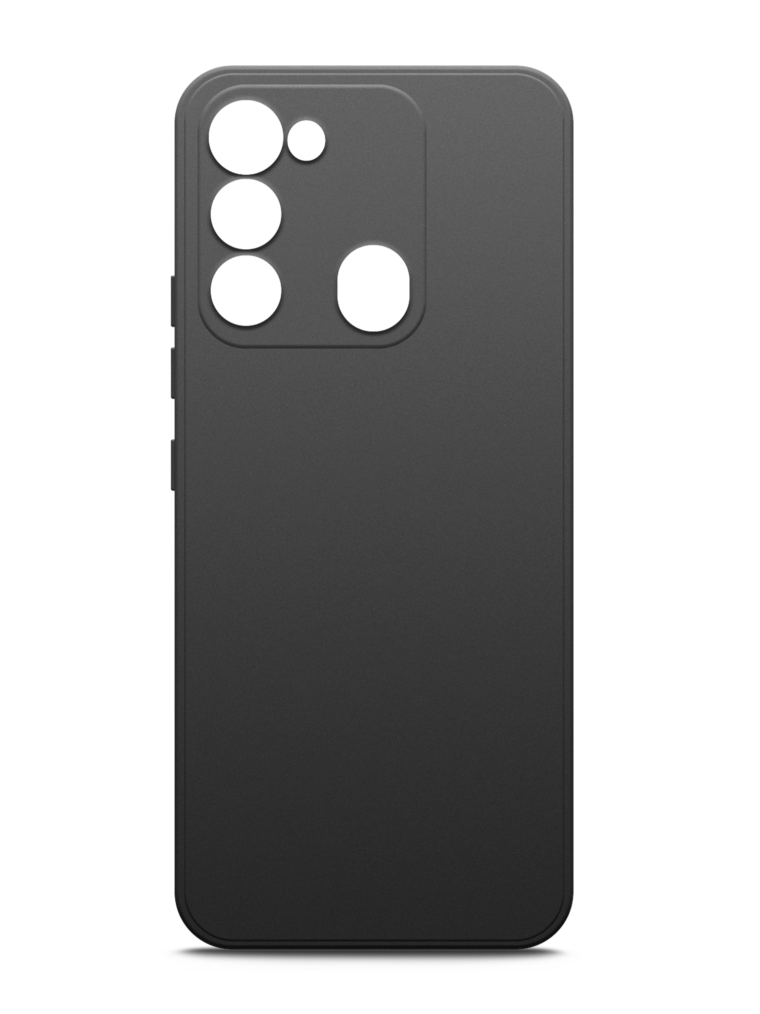 Чехол Brozo на Tecno Spark 8C/ Go 2022, с силиконом Soft touch, черный
