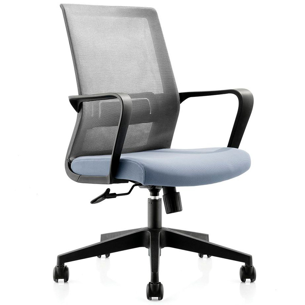 Офисное кресло Интер LB/Ткань серая / сетка серая