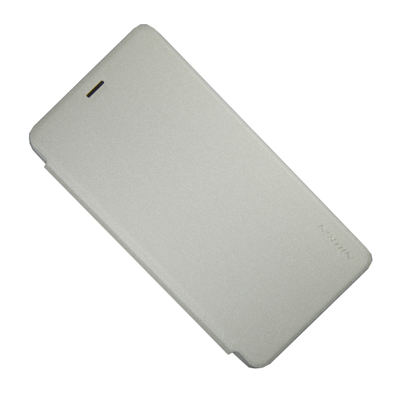 Чехол для Xiaomi Redmi Note 2 флип боковой пластик-кожзам Nillkin Sparkle <белый>