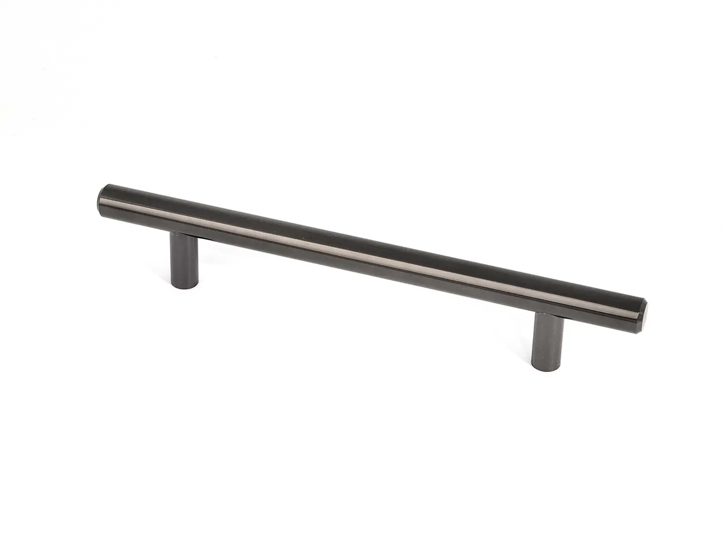 Ручка-рейлинг Prz металл D12 128 мм цвет черный никель