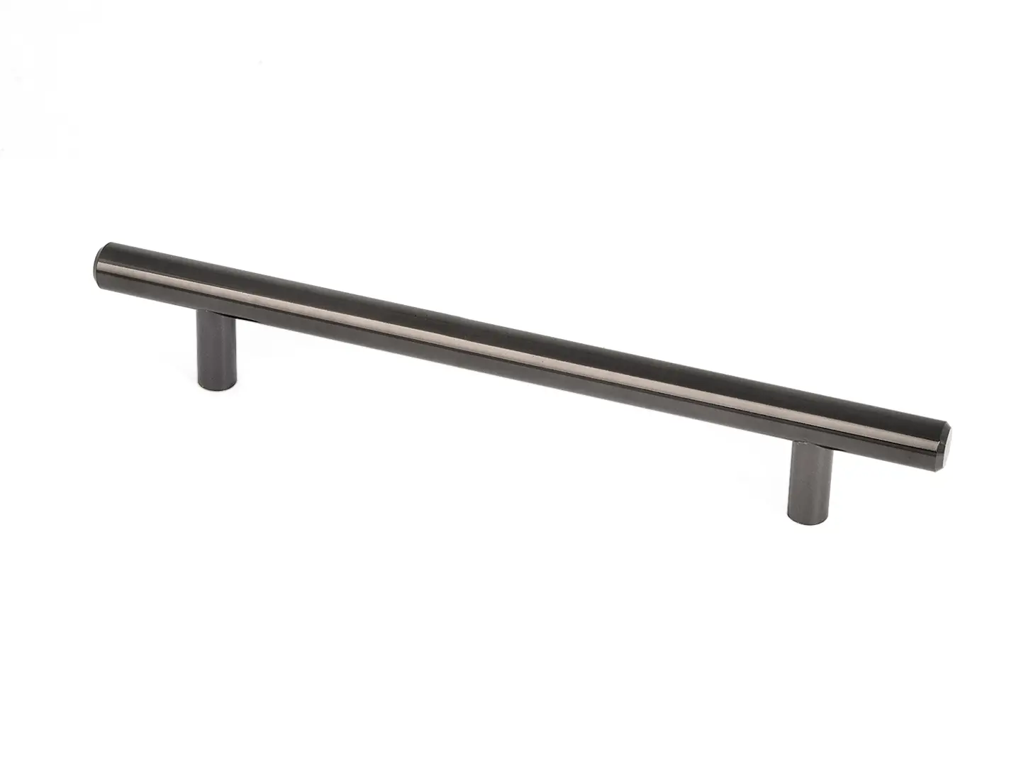 Ручка-рейлинг Prz металл D12 160 мм цвет черный никель