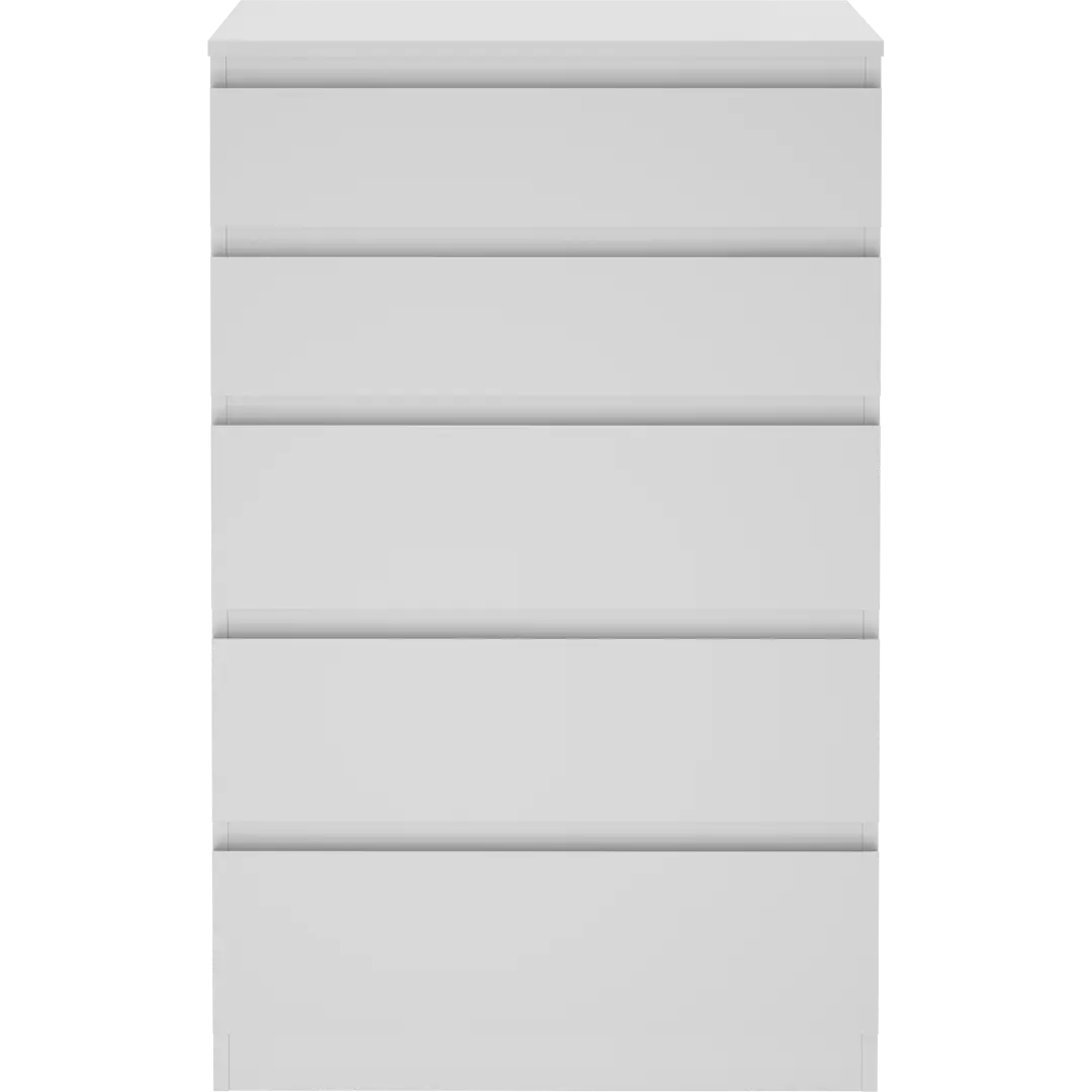 Комод Реан 5 ящиков 70x111.4x39.6 см ЛДСП цвет белый