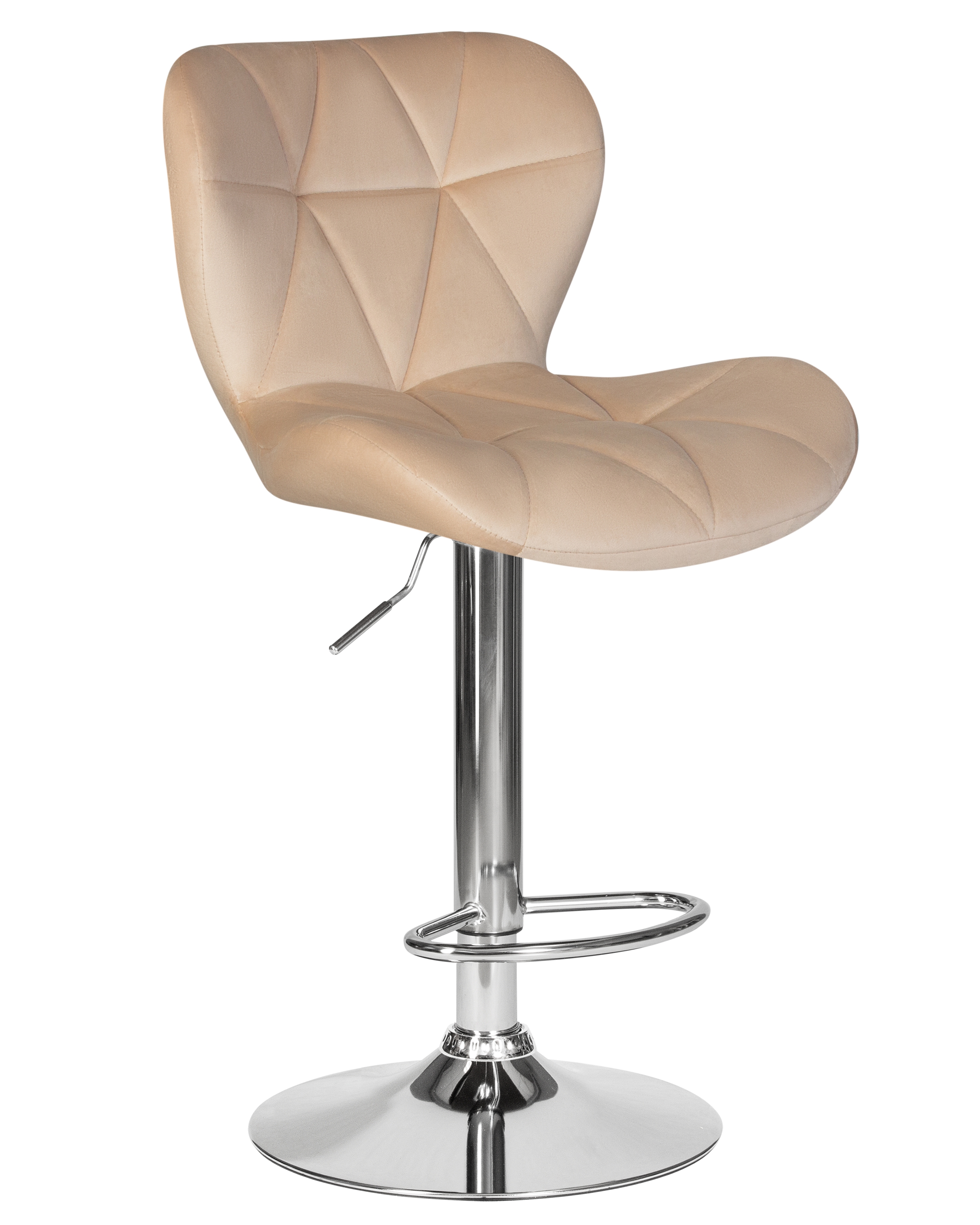 Барный стул Империя стульев BARNY LM-5022 beige (MJ9-10), хром/бежевый