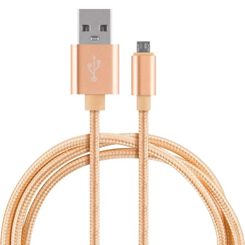 Кабель Energy ET-28 USB - Lightning, золотой