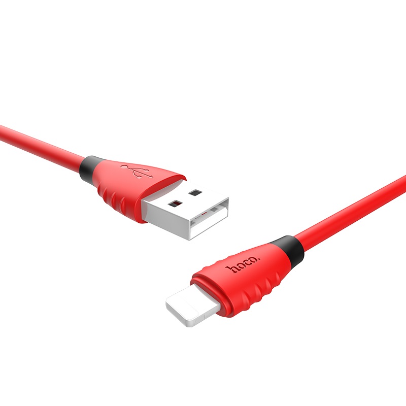 Кабель HOCO X27 Excellent Charge Lightning 1м Red