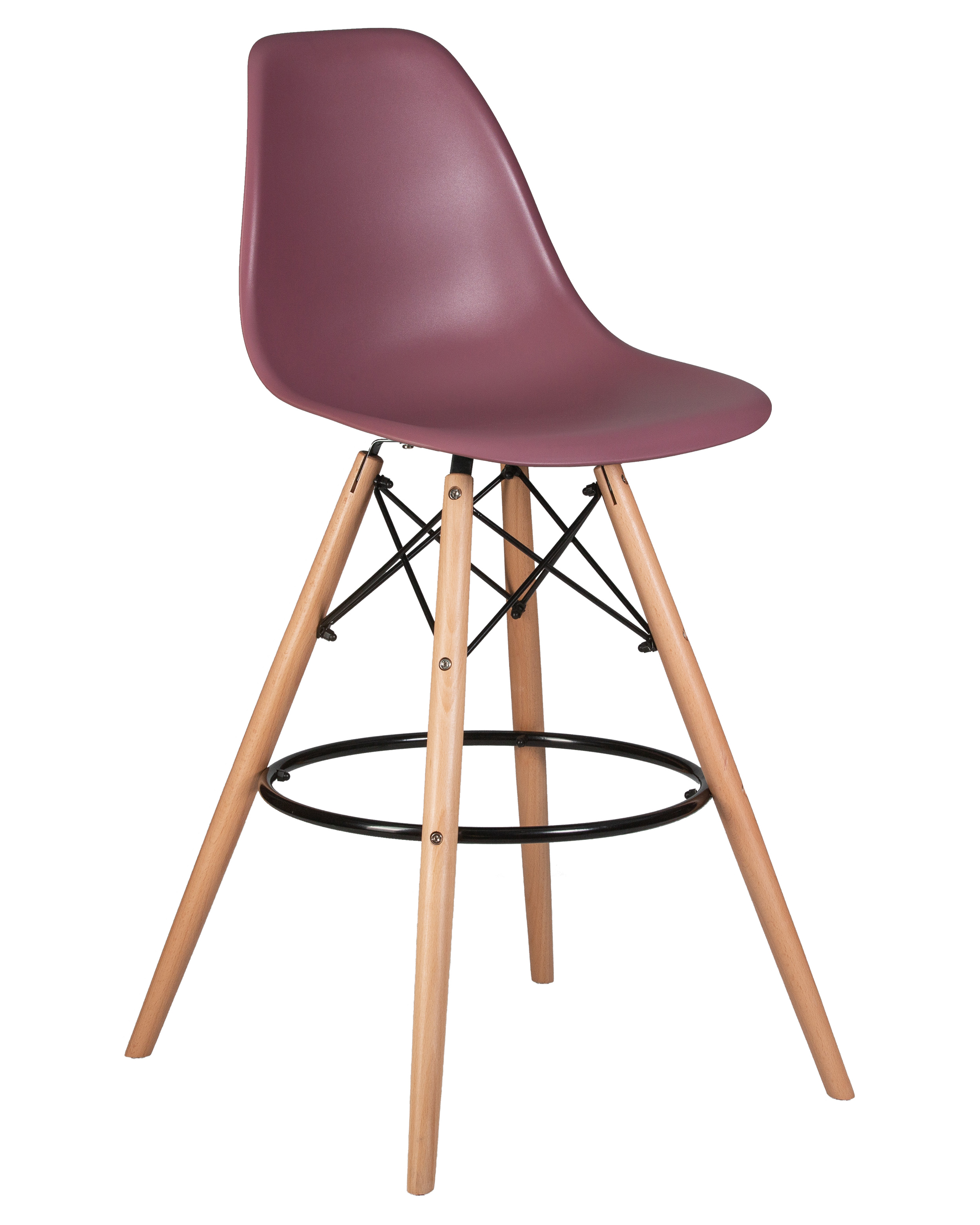 Барный стул Империя стульев DSW BAR LMZL-PP638G dusty rose, черный/розовый
