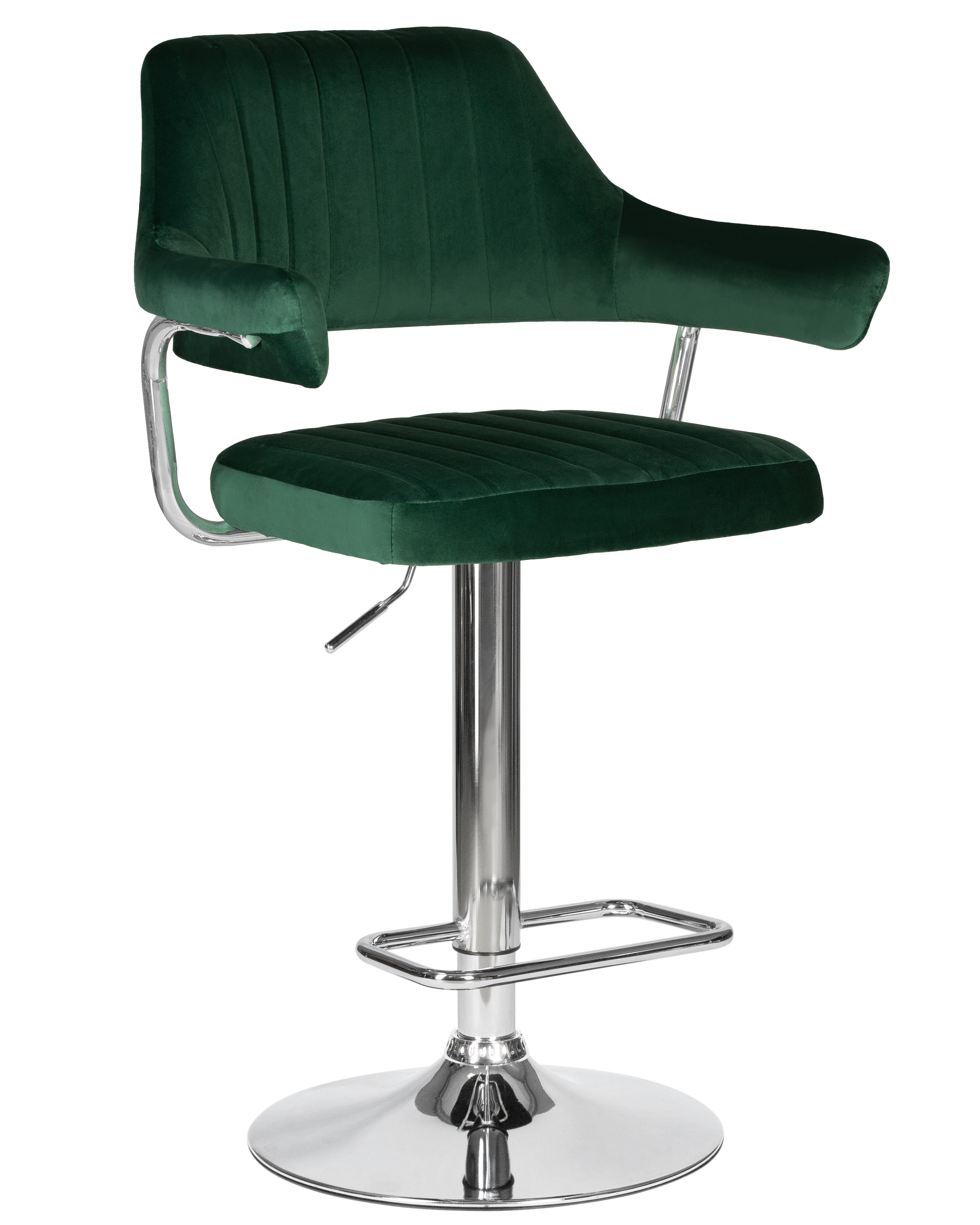 Барный стул Империя стульев CHARLY LM-5019 (MJ9-88), хром/зеленый