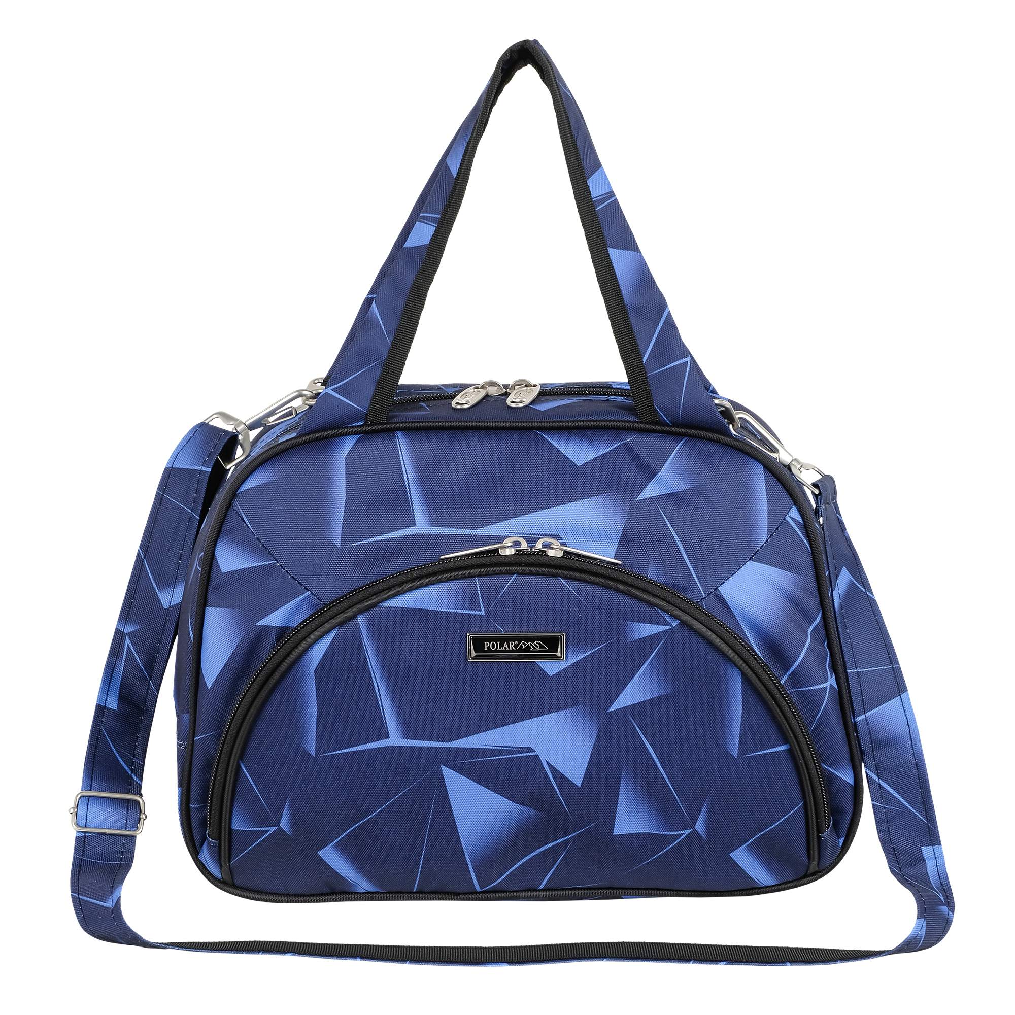 Дорожная сумка женская Polar 7036.1-ж синяя, 25x34x14 см