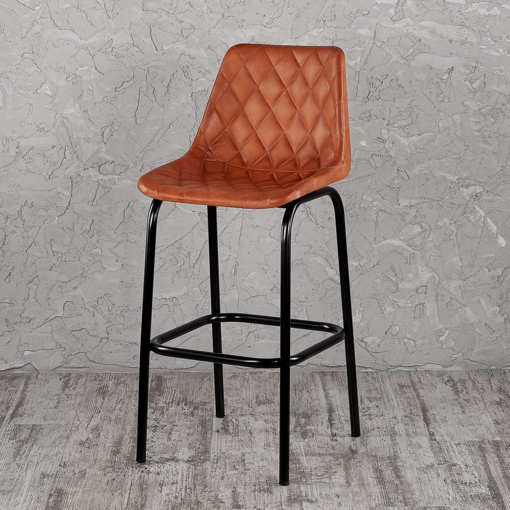 Барный стул Decor-of-today 1867, черный/оранжевый