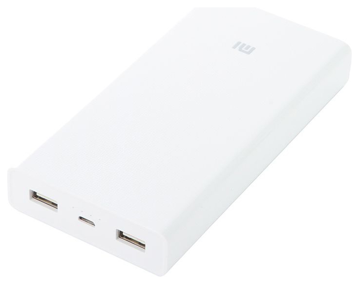 Внешний аккумулятор Xiaomi Mi Power Bank 2 CN 20000 mAh (PLM05ZM) White