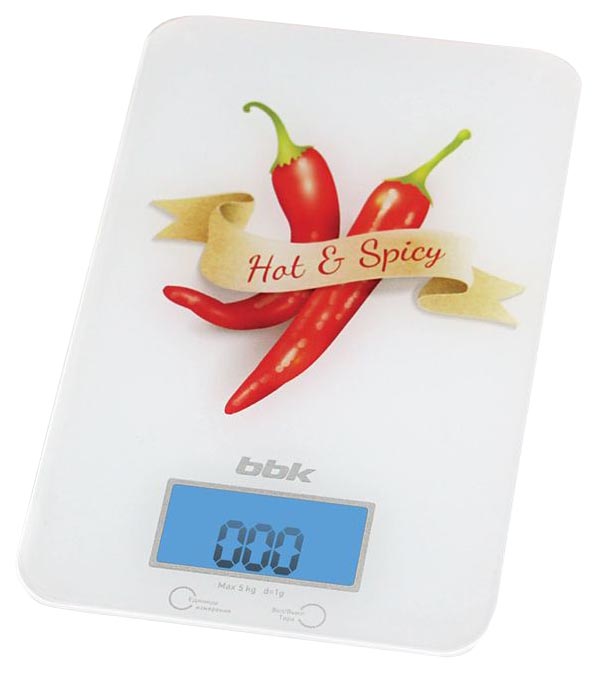 Весы кухонные BBK KS106G Red Pepper