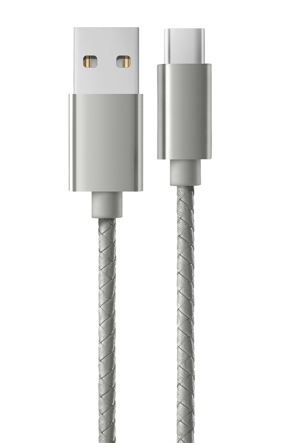 Кабель Dorten Micro USB to USB Cable Leather Series 1 м Dark Gray