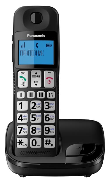 DECT телефон Panasonic KX-TGE110RUB черный
