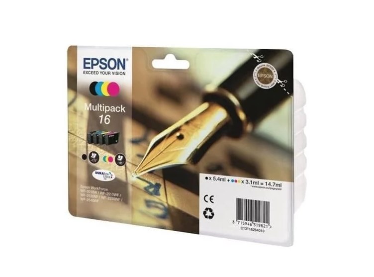 Картридж для струйного принтера Epson C13T16264010 T16264010 Multipack, цветной, оригинал