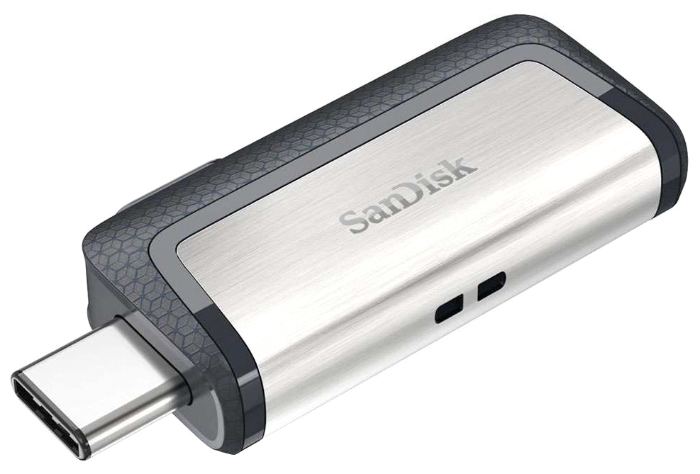 Флешка SanDisk Ultra Dual 16ГБ Grey (SDDDC2-016G-G46)