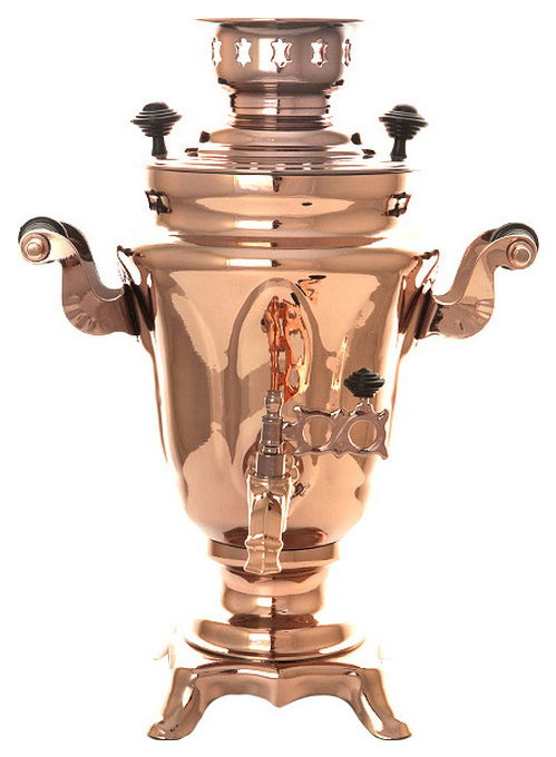 Самовар электрический Тула Тюльпан с медным покрытием 1,5 л 110352