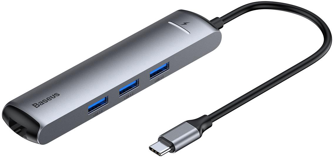 Хаб USB-концентратор Baseus Eye Six-in-one Type-C-PD+HDMI+3xUSB3.0+RJ45