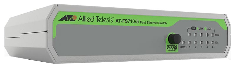 Коммутатор Allied Telesis AT-FS710/5-50 Grey