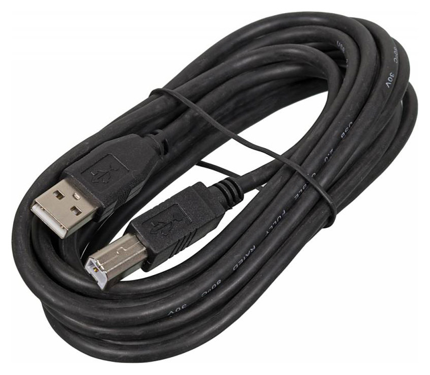 Кабель Ningbo USB A-USB B, M-M 3м Black