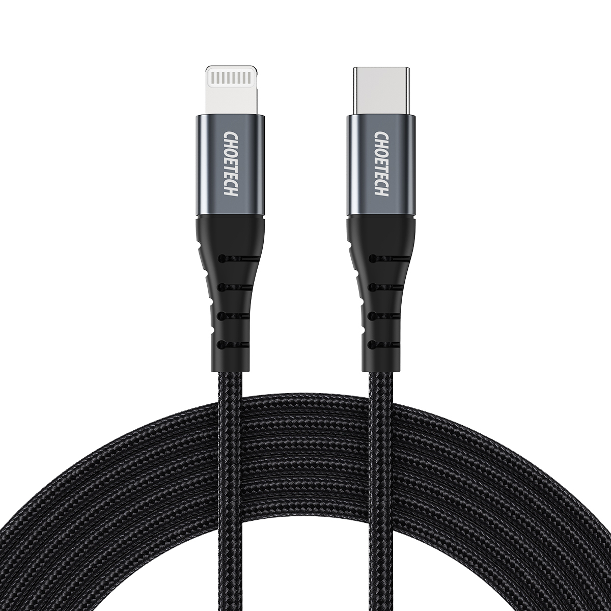 Кабель USB Type C - Lightning Choetech IP0041-BK 2 м черный