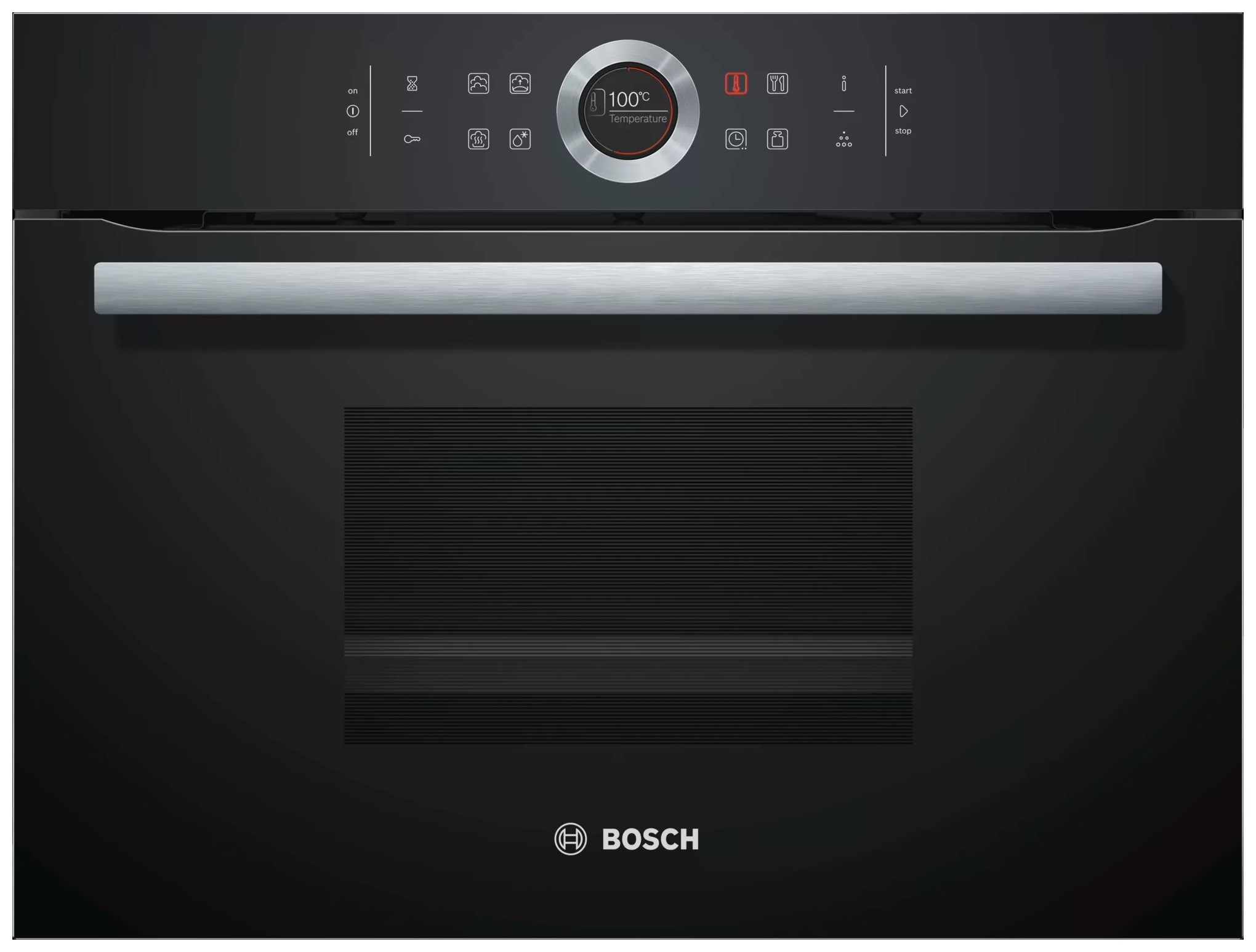 Встраиваемая пароварка Bosch CDG634AB0 черный; серебристый