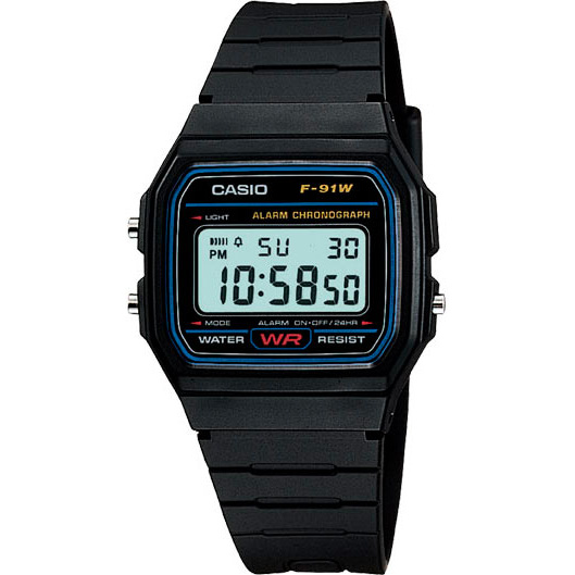 Наручные часы электронные мужские Casio Collection F-91W-1Q