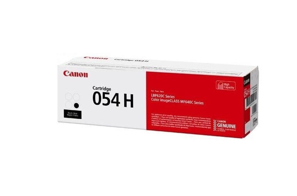 Картридж для лазерного принтера Canon 054 H BK черный, оригинал