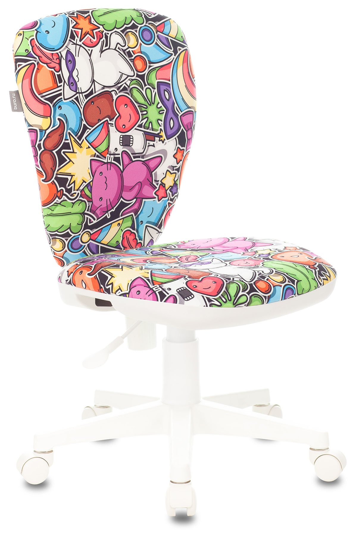Кресло детское Бюрократ KD-W10, обивка: ткань, цвет: мультиколор