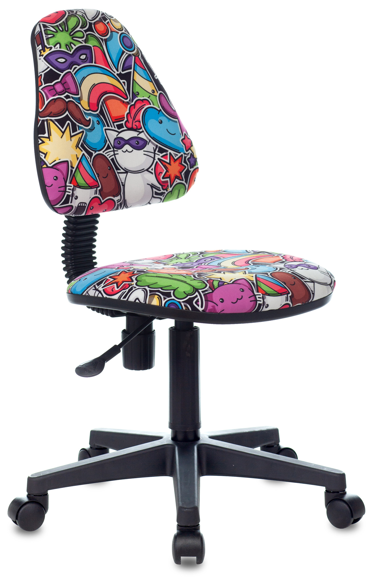 Кресло детское Бюрократ KD-4, обивка: ткань, цвет: мультиколор