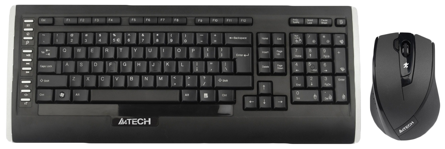 Комплект клавиатура+мышь A4Tech 9300F USB