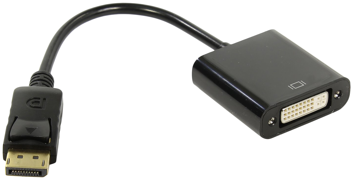 Адаптер Orient DisplayPort-DVI, M-F 0,2м Black (C307)