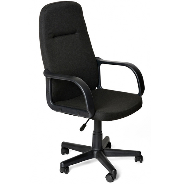 Кресло компьютерное офисное на колесиках Tetchair LEADER черный