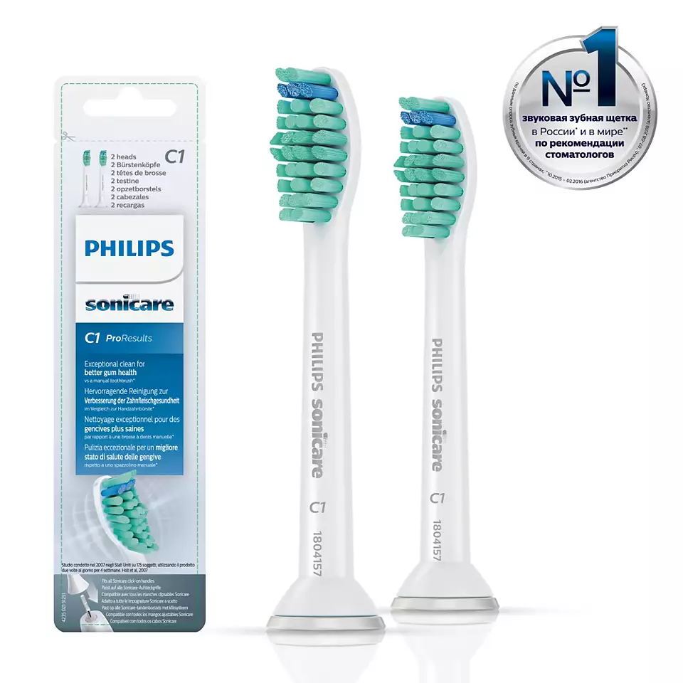 Насадка для зубной щётки Philips Sonicare ProResults HX6012/07, 2шт