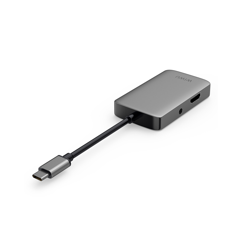 USB-концентратор Wiwu Alpha 5-in-1 513HVP