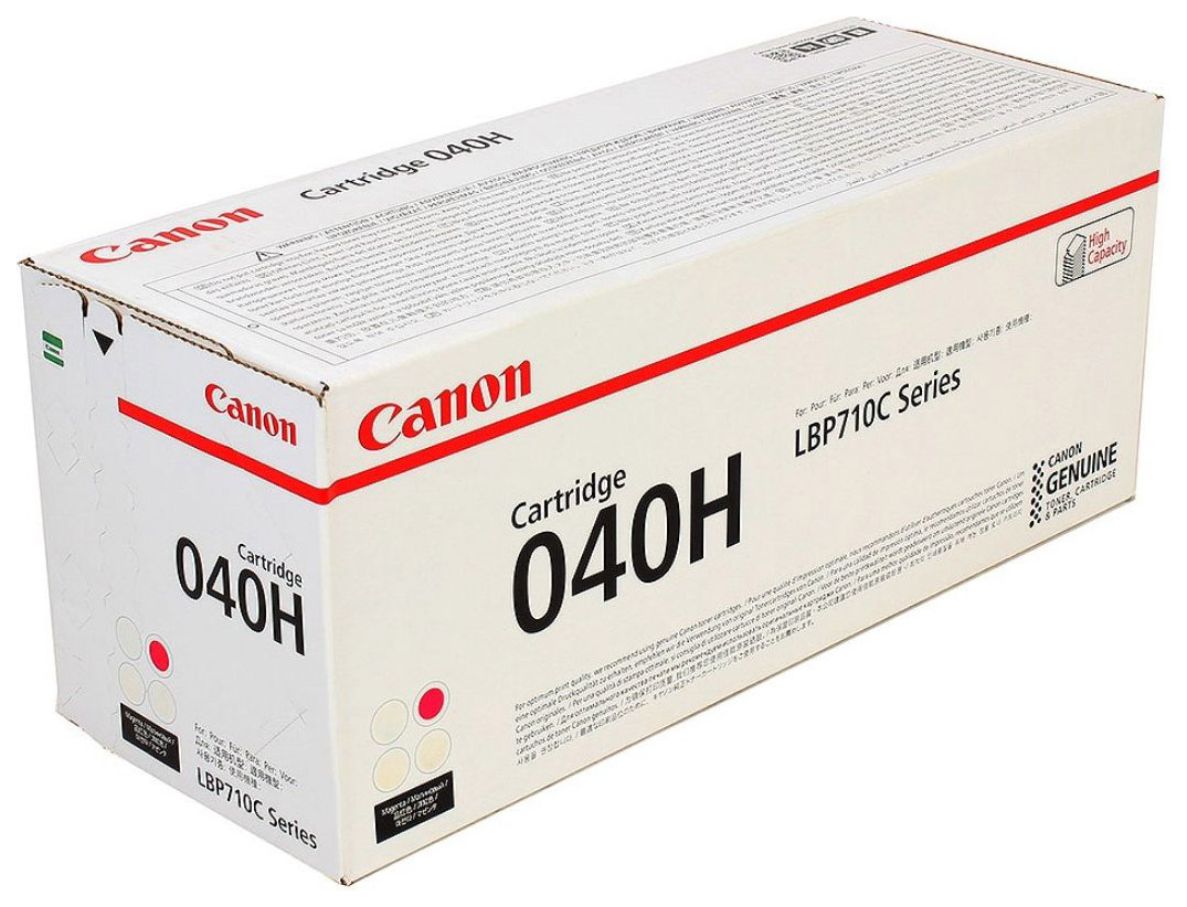 Картридж для лазерного принтера Canon 040 H M пурпурный, оригинал