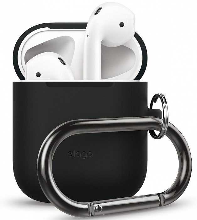 Чехол Elago для AirPods Hang case Black