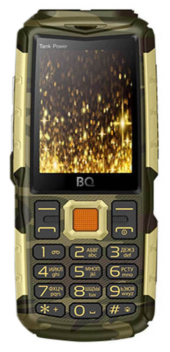 Мобильный телефон BQ 2430 Tank Power Khaki/Gold