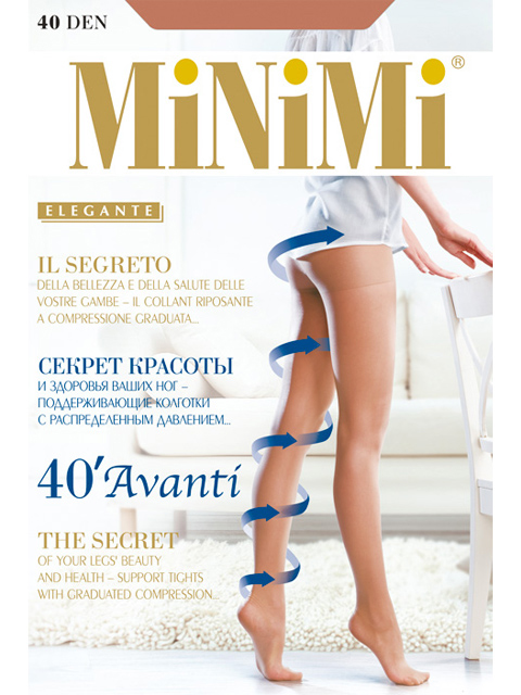 Колготки женские Minimi AVANTI 40 телесные 2 (S)