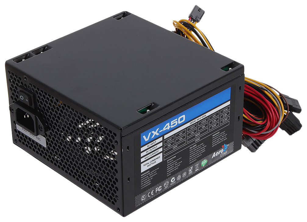 Блок питания AeroCool VX-450W 450W